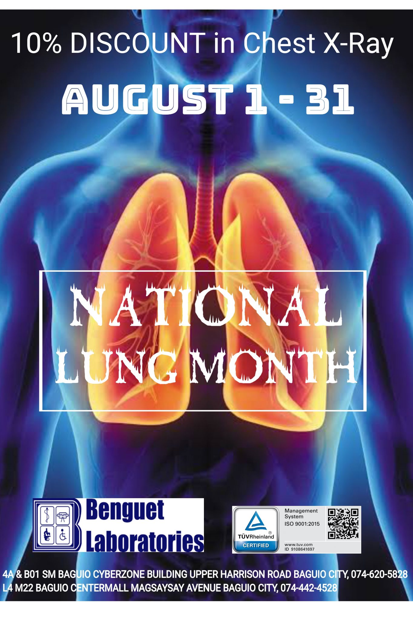 » NATIONAL LUNG MONTH | Benguet Laboratories